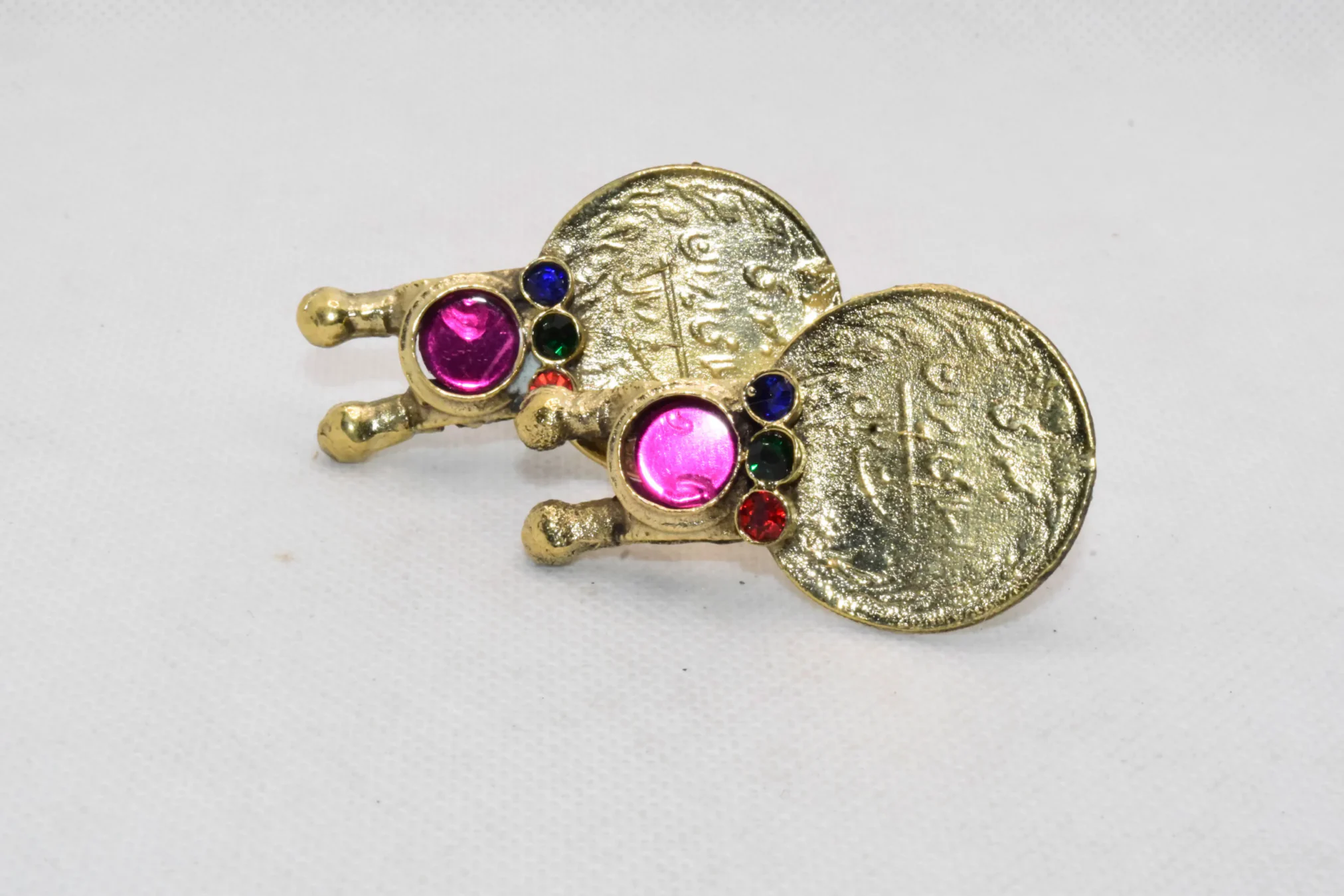 Gold Coin Earrings - Nigar Craft
