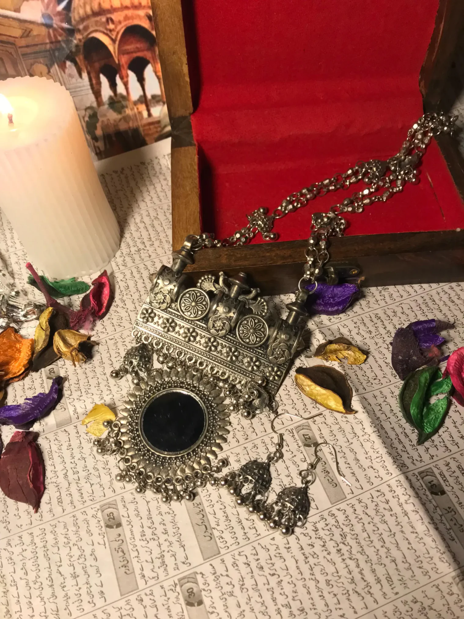 Silver Mala Design - Silver Jewelry in Pakistan - Nigar Craft