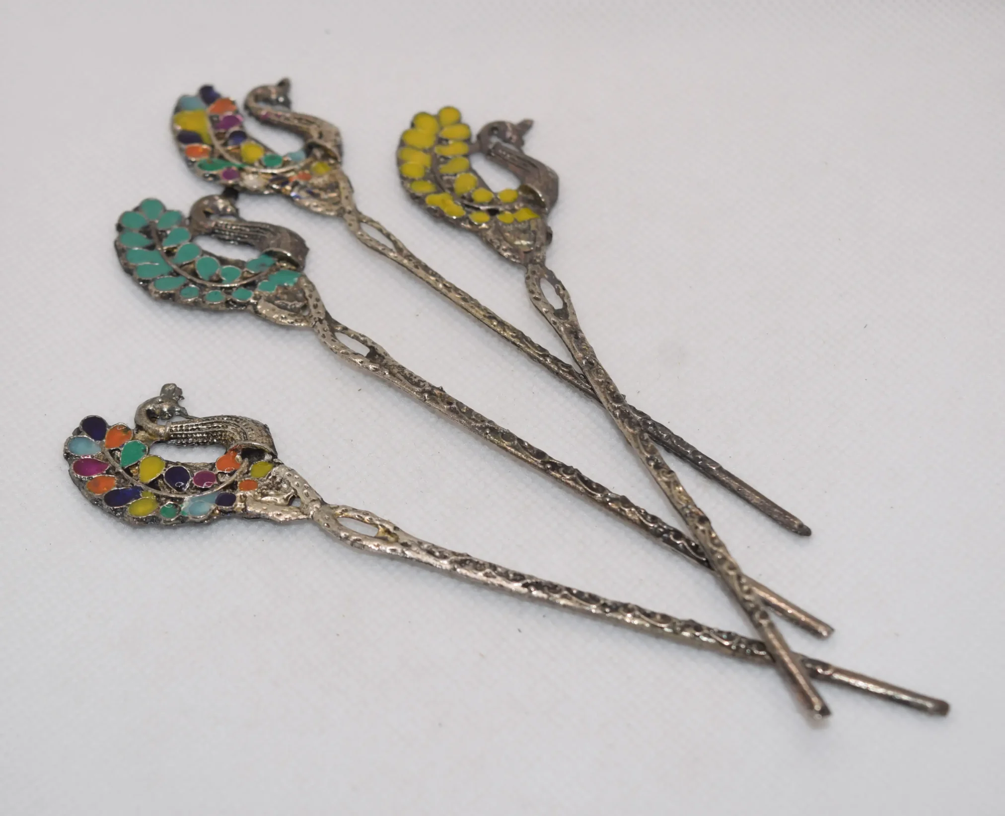 Antique Metal Hairpin - Nigar Craft